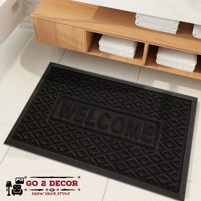 40*60CM/ 16*24 Inches Door Mat Thick High Quality WELCOME Door Mat Anti ...