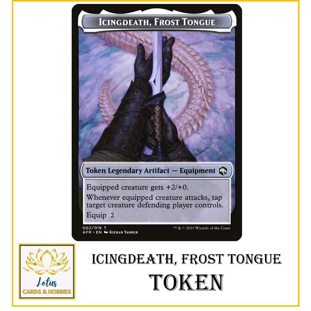 Magic the Gathering | Icingdeath, Frost Tongue Token | Shopee Philippines