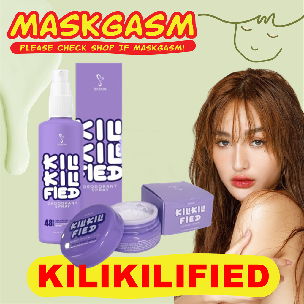 KILIKILIFIED by Saskin Deodorant Spray and UA Night Cream - Miss Flawless Whitening Underarm ...