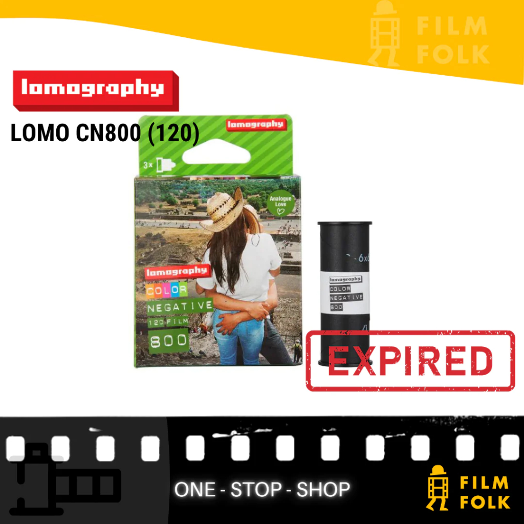 LOMO CN800 - 120 MEDIUM FORMAT COLORED PHOTOGRAPHIC FILM ( EXPIRED ) | Shopee Philippines