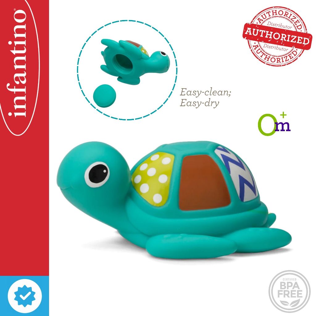INFANTINO Jumbo Sea Squirt TURTLE™ (BPA-Free) with Anti-Mold Feature ...