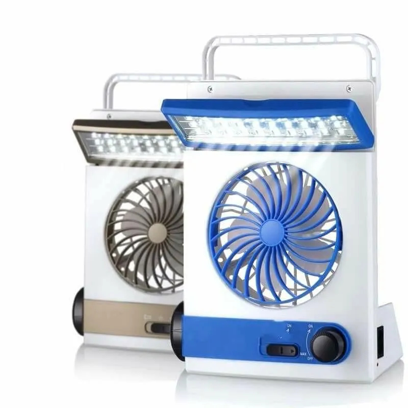 016 Solar Fan Rechargeable Fan 3-in-1 Solar Emergency Fan with ...