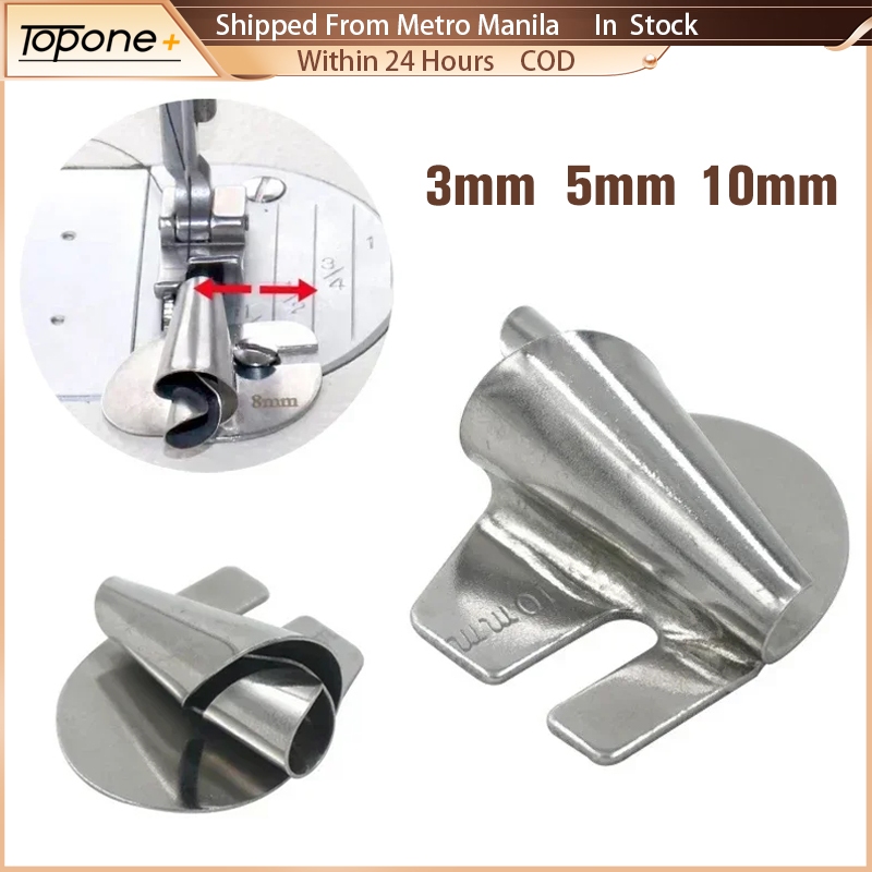 3mm 5mm 10mm Sewing Rolled Hemmer Foot For Sewing Machine Seam Guide ...