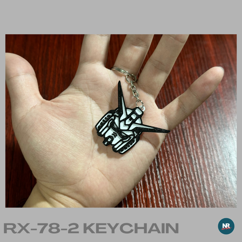 RX-78-2 Gundam Head Keychain 3D Printed Anime Mecha Gunpla | Shopee ...