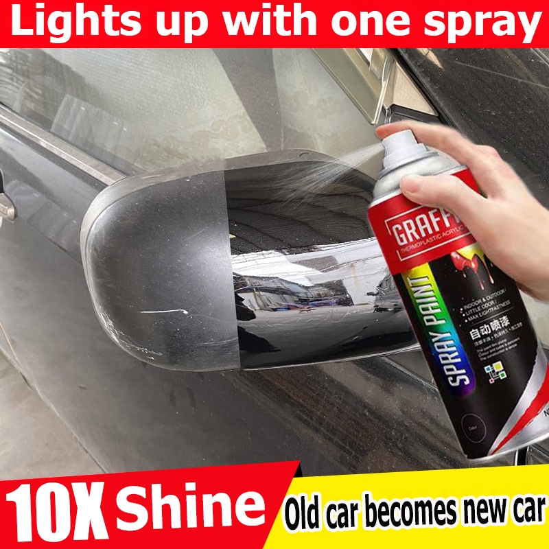 10X Shine clear top coat spray paint gloss polish | Shopee Philippines