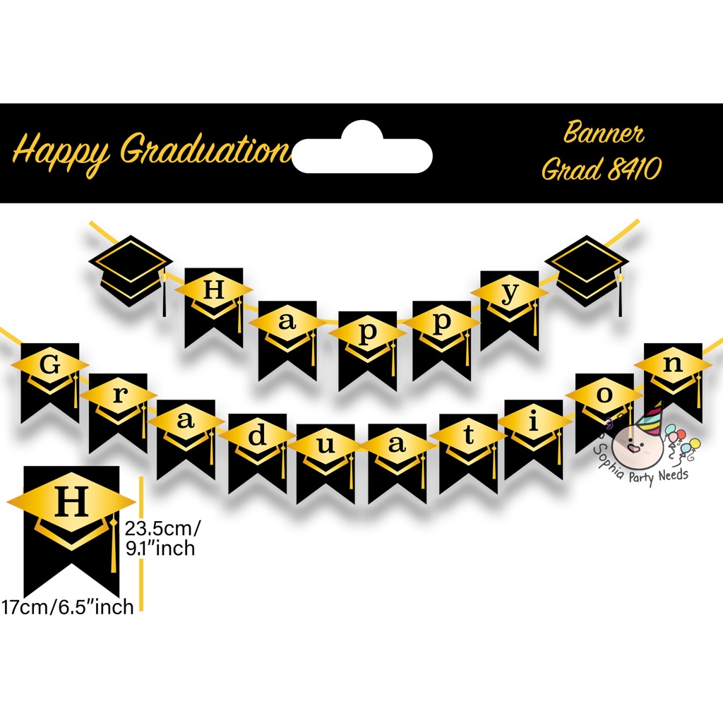 Banner for Happy Graduation Congratulations Gold Congrats Students ...