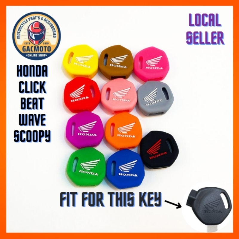 Motorcycle Key Cover Silicone for Honda Click 125i Version 1-3 Game ...