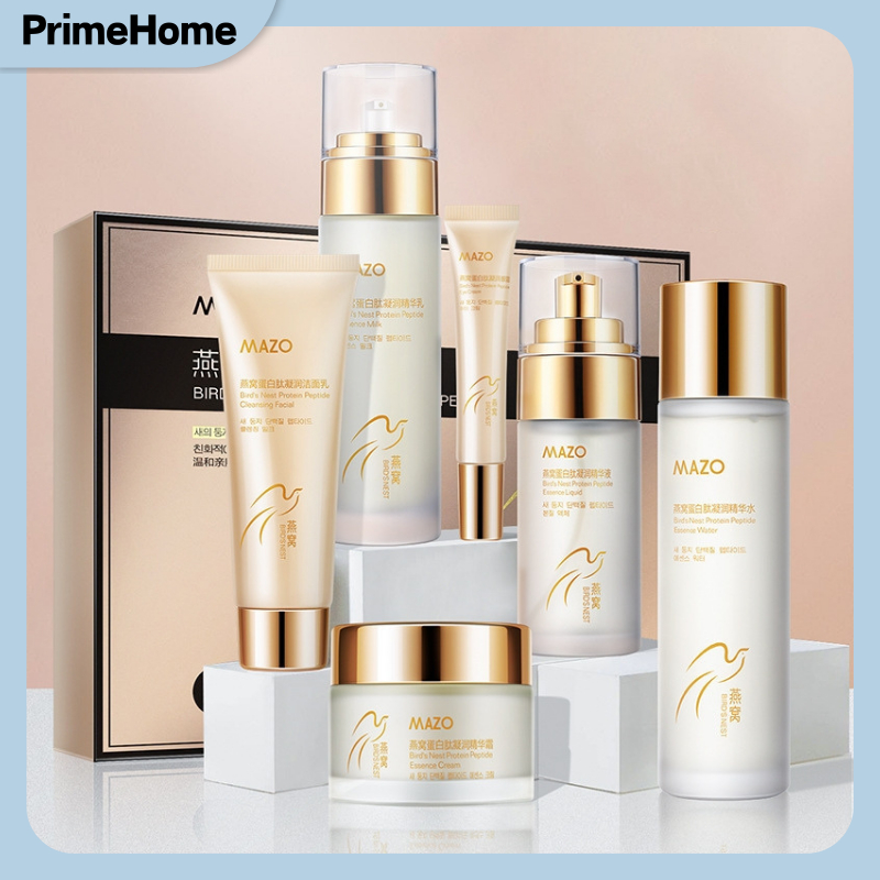 Skin Care Set 6 in 1 MAZO Facial Serum Set Firm Skin Whitening ...