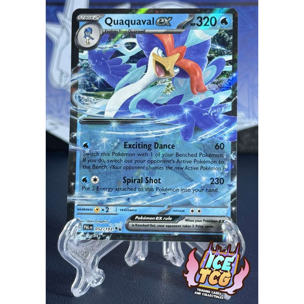 Quaquaval ex - 052/193 - Ultra Rare (PAL) | Shopee Philippines