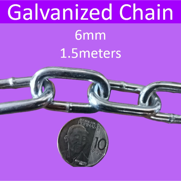 Mago Kadina 304 Stainless Chain 1 Meter 2-6mm Chain Steel Welded ...