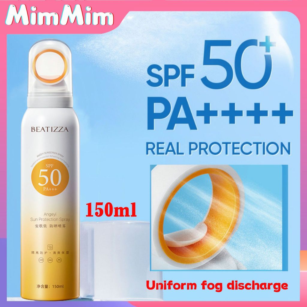 150ml Sunblock Mite Spray Sunscreen Spray for Face Waterproof All Day ...