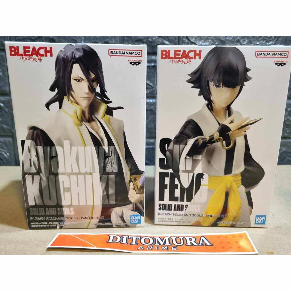 Bleach Solid and Souls Byakuya Sui Feng Authentic Banpresto Bandai ...