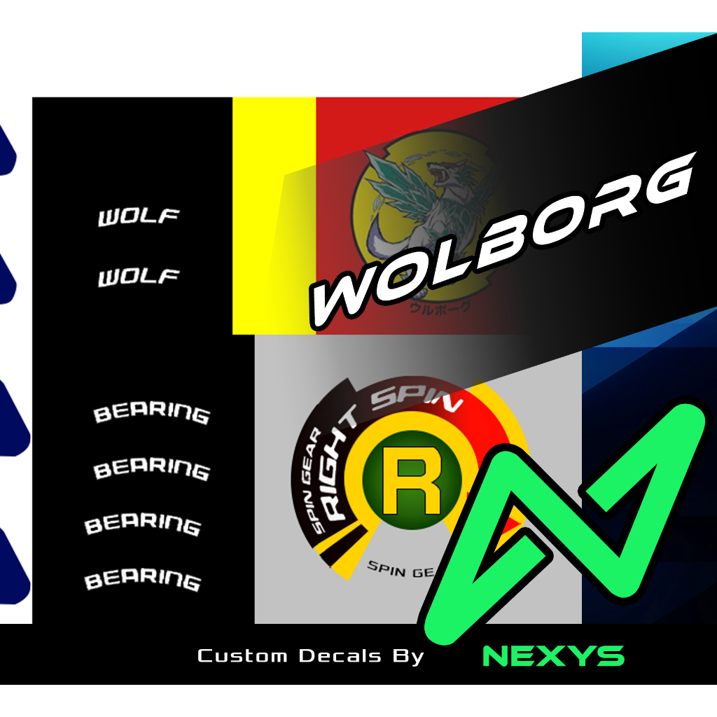 Beyblade Wolborg - Sticker | Shopee Philippines