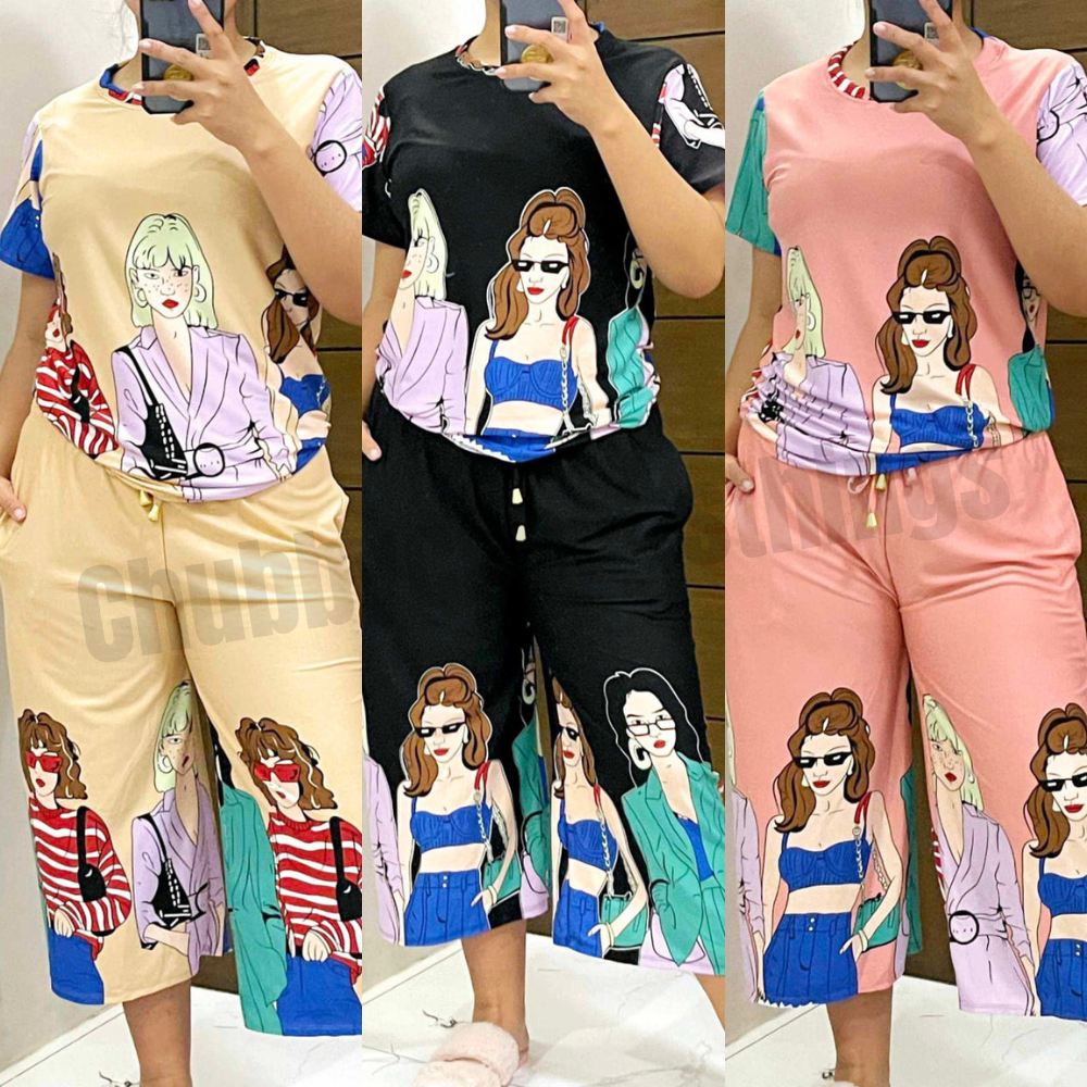 BKK PRINT Tokong TERNO Womens Coordinates Plus size Terno | Shopee ...