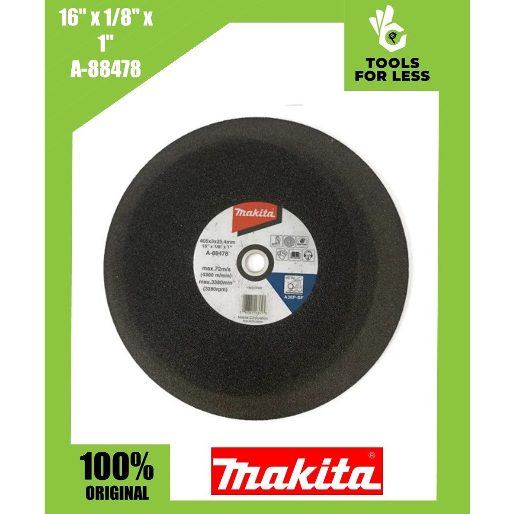 Makita Abrasive Cut-off Wheel for Portable Cut-off Wheel for metal A36P ...