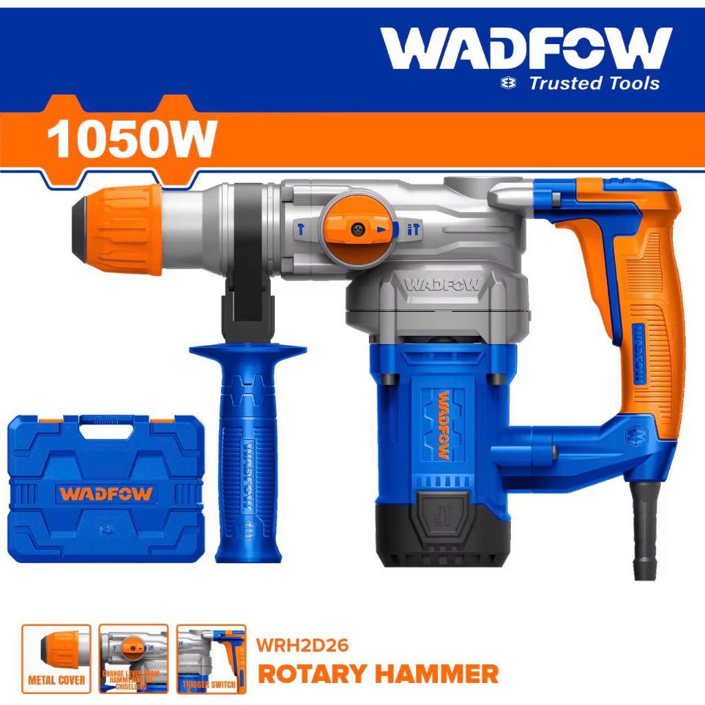 WADFOW Rotary Hammer Demolition Concrete Breaker Drill Chipping Gun ...