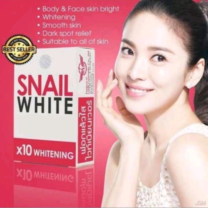 Snail white skin whitening soap x10 whitening 70g x3pcs | Shopee Philippines