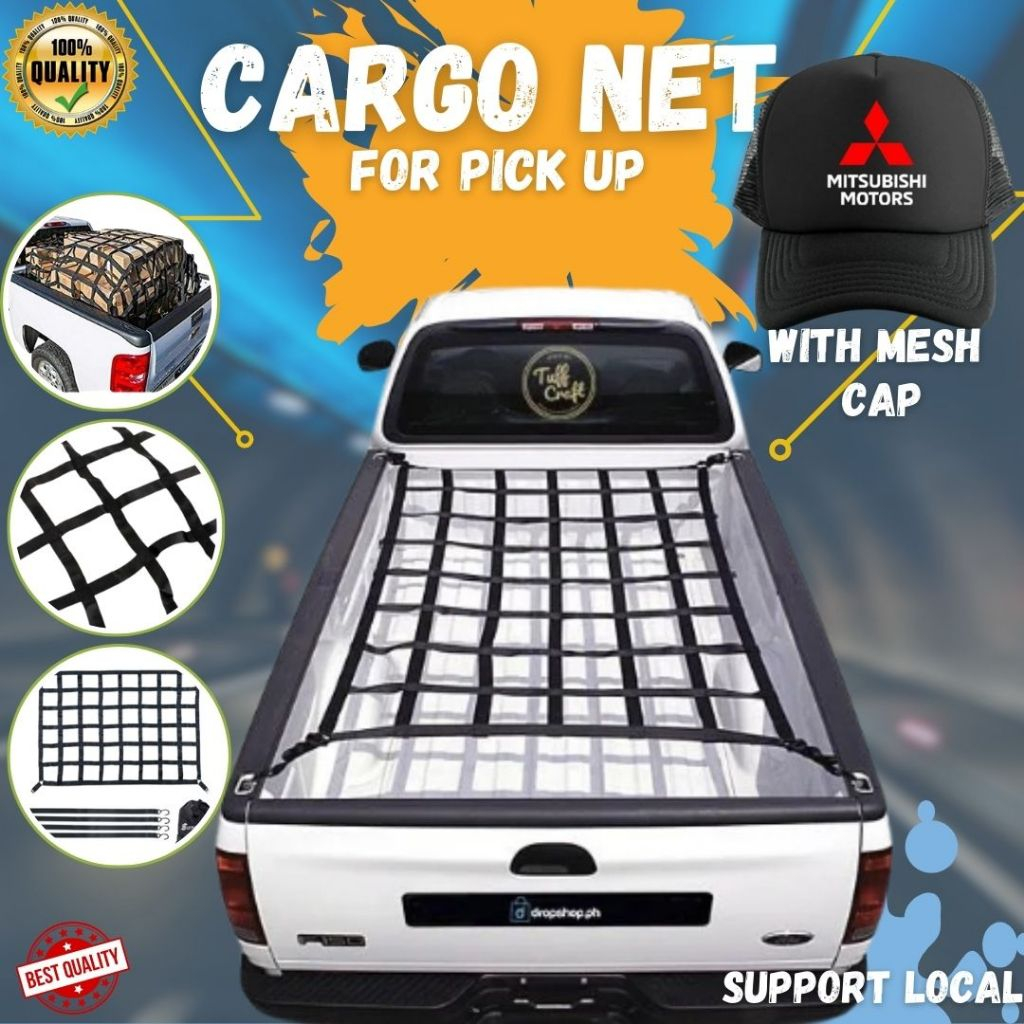 SW Cargo Net PickUp 47x47inch Heavy Duty Car Trunk Cargo Net for All ...