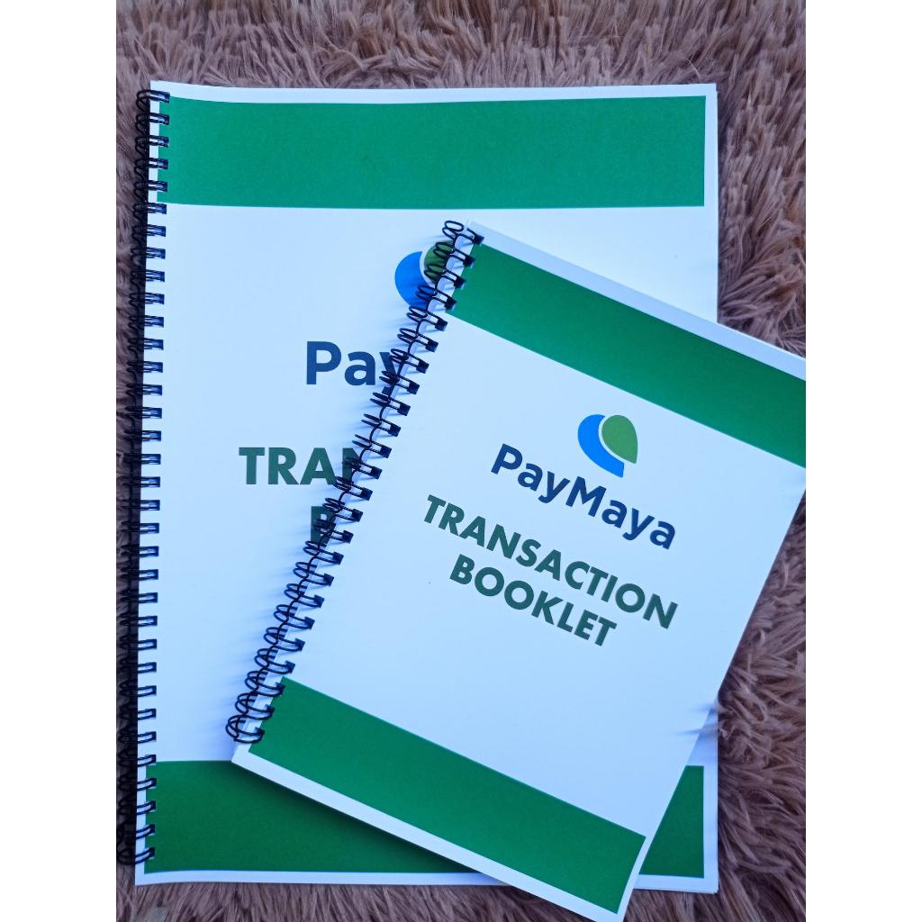 Pay Maya Accounting Transaction Booklet 70 Gsm Back to Back Print ...