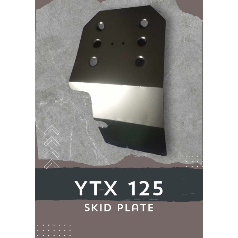 ytx125 ytx 125 yamaha skidplate classic/scrambler | Shopee Philippines