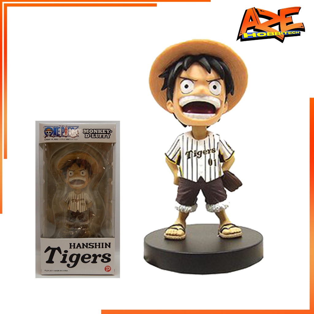 Bobbing Head One Piece Monkey D Luffy Hanshin Tigers Version | Shopee ...