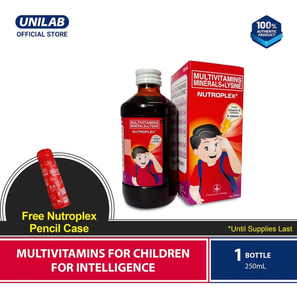 Nutroplex 250mL Syrup Multivitamins For Children For Intelligence ...