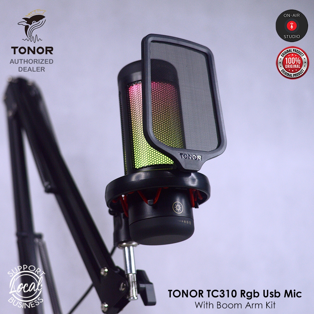 TONOR TC310 USB RGB Gaming Condenser Microphone | Shopee Philippines