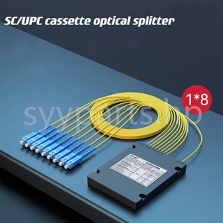 1*2/4/8/16 SC-UPC cassette splitter PLC optical fiber splitter pigtail ...