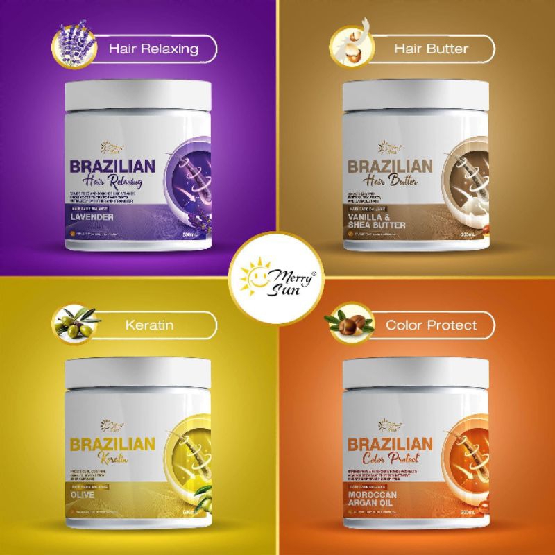 MERRY SUN Brazilian treatment,500ml | Shopee Philippines