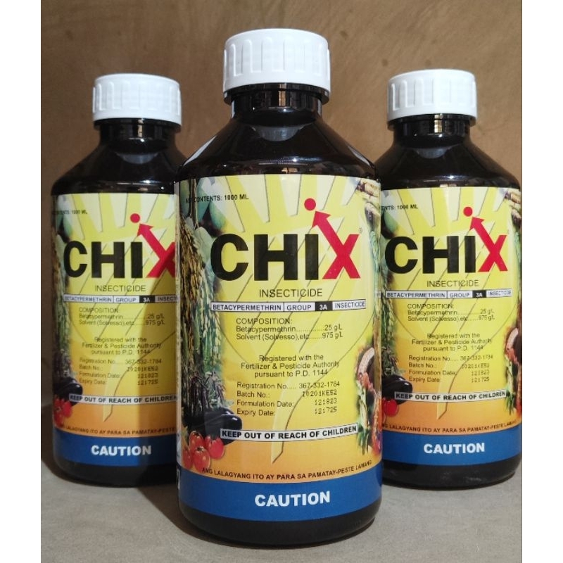 Chix Insecticide - 1L - Effective Pyrethroid Insecticide for ...