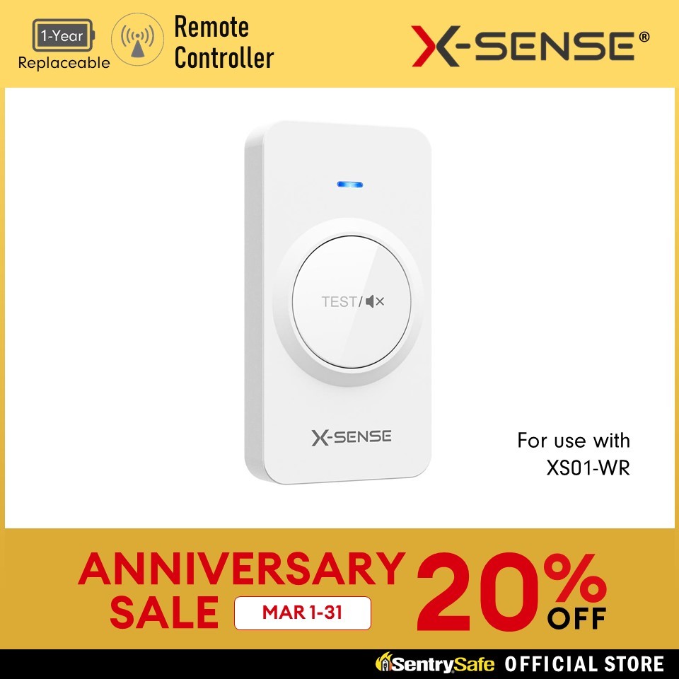 X-SENSE RC01 Pro Remote Controller for the XS01-WR (Wireless ...