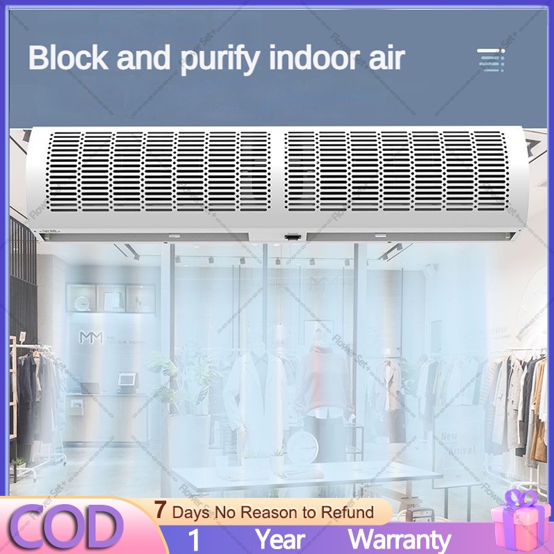 Air Curtain Commercial Silent Airdoor Supermarket Restaurant Entrance 0.6/0.9/1.2 Remote Control ...