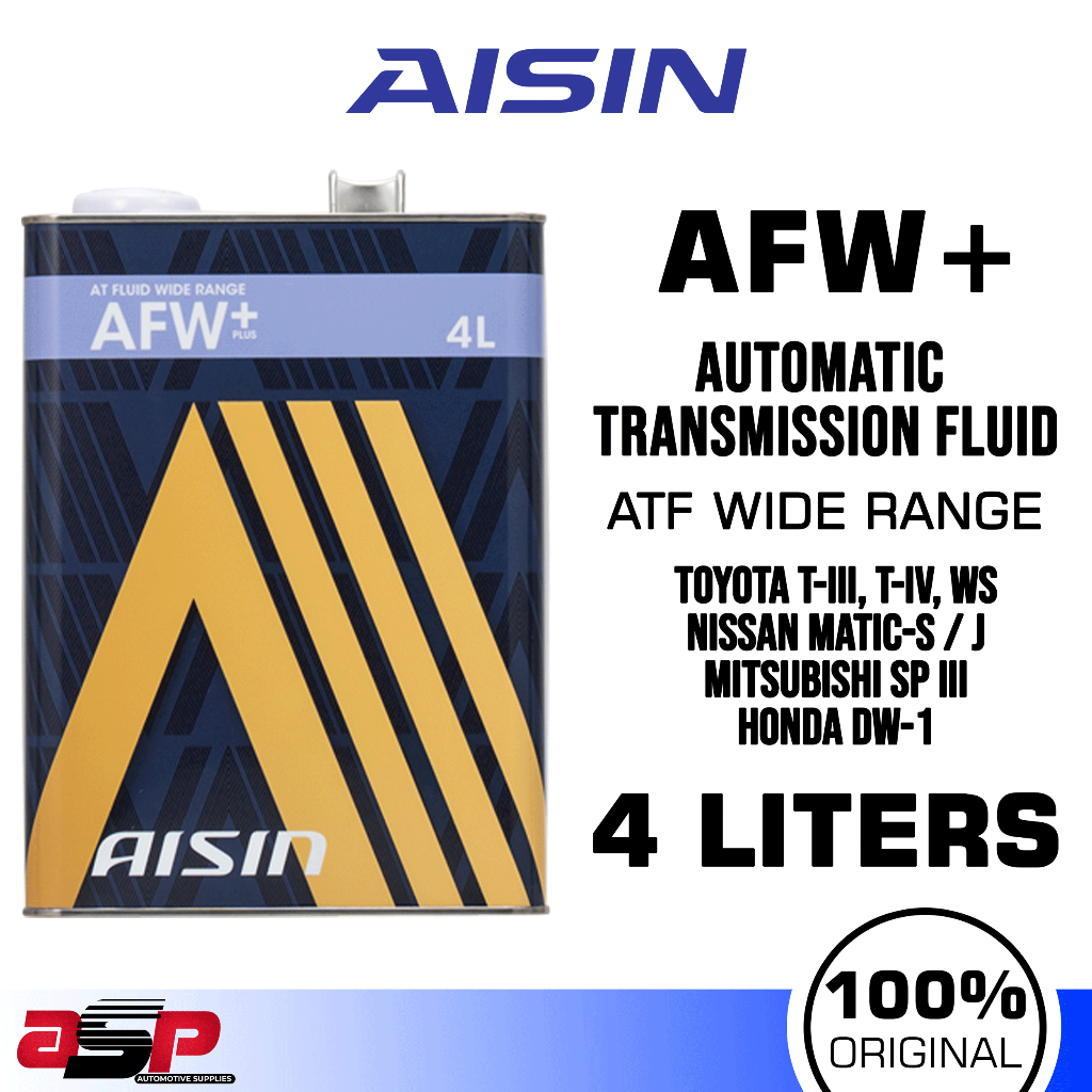 AISIN AFW+ ATF Automatic Transmission Fluid Wide Range Fully Synthetic ...