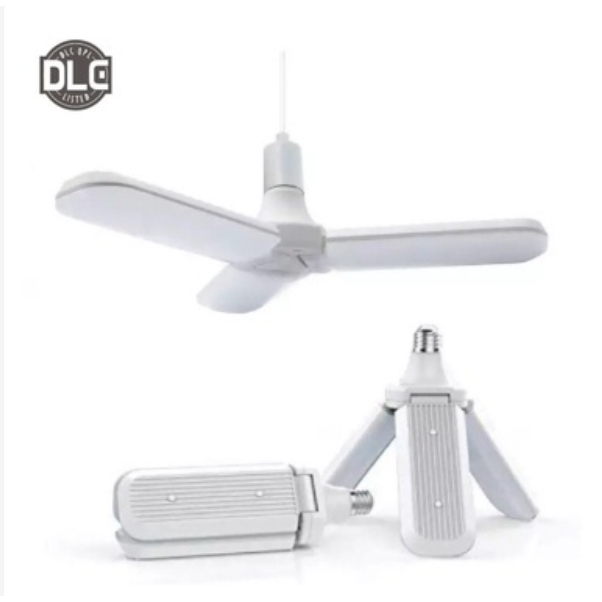 FACTROY 45W Foldable Fan Blade LED Light Bulb | Shopee Philippines