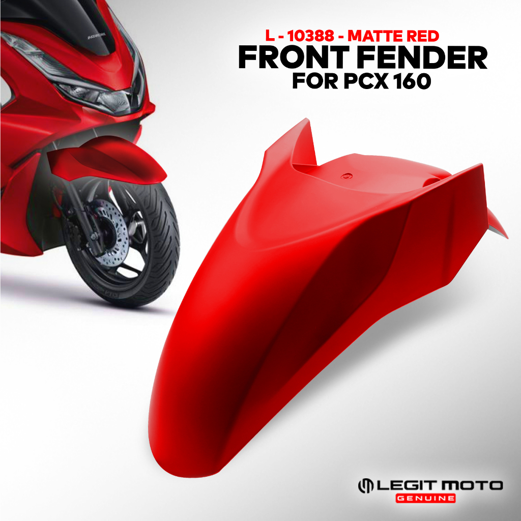 LEGITMOTO HONDA PCX 160 FRONT FENDER MATTE FINISH / GLOSSY FINISH ...