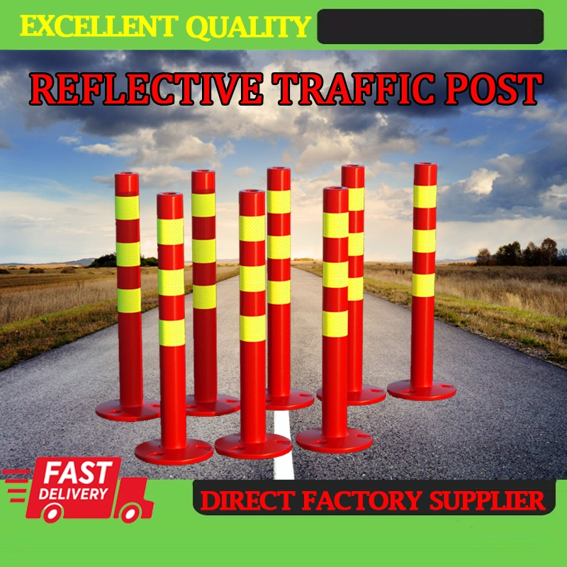 Road Safety Reflective Bollard Traffic Post, Reflective Warning Post ...