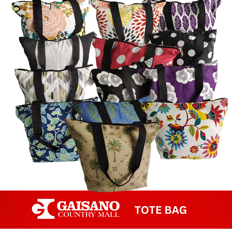 Gaisano Tote Bag Assorted Design 34cm X 43cm | Shopee Philippines