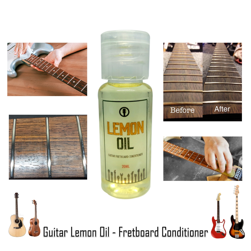 Lemon Oil for Guitar Fretboard 30ml 20ml 10ml Cleaner Polisher ...