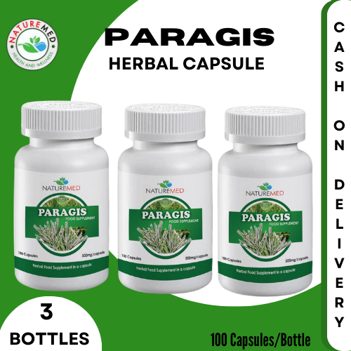 3 Bottles of NatureMed PARAGIS Herbal Capsule | 100 Capsules | | Shopee ...