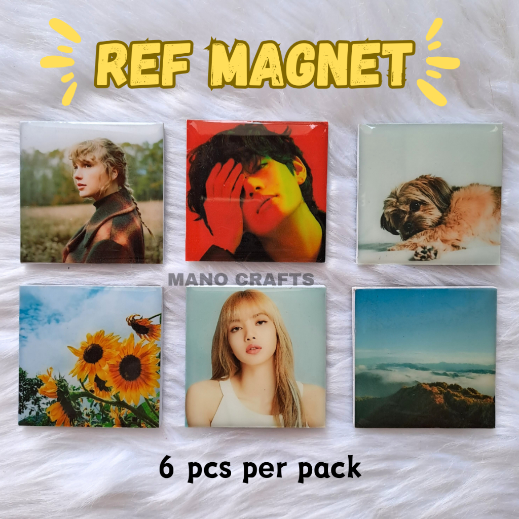 [PROMO] Ref/Fridge Photo Magnet 2x2 in - 6 pcs per pack - 3mm Sintra ...