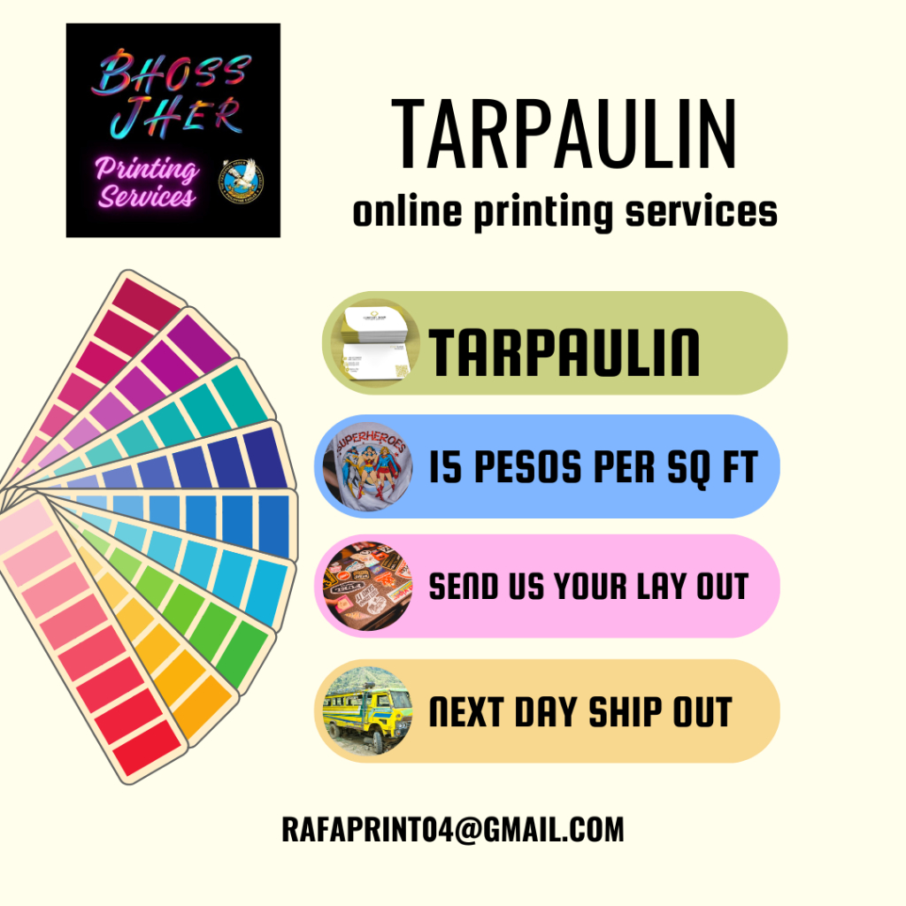 Tarpaulin printing services 12 per sq ft | Shopee Philippines