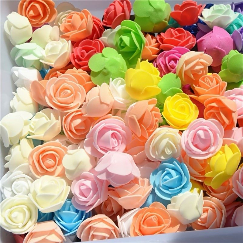Artificial Faux Foam Rose Flower - 3.5 CM | Shopee Philippines