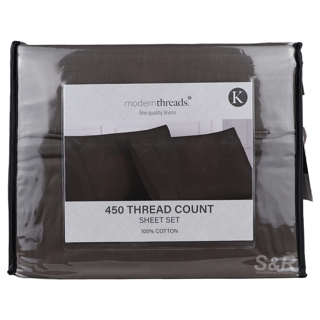 Modern Threads 450 Thread Count Sheet Set Taupe King Size | Shopee ...