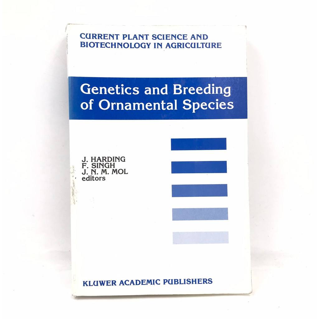Genetics And Breeding Of Ornamental Species Book (Paperback) | Shopee ...