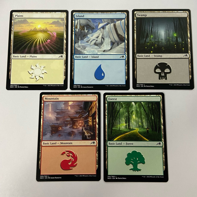 PLAINS ISLAND MOUNTAIN SWAMP FOREST | NEO KAMIGAWA NEON DYNASTY | BASIC ... PLAINS ISLAND MOUNTAIN SWAMP FOREST | NEO KAMIGAWA NEON DYNASTY | BASIC ...