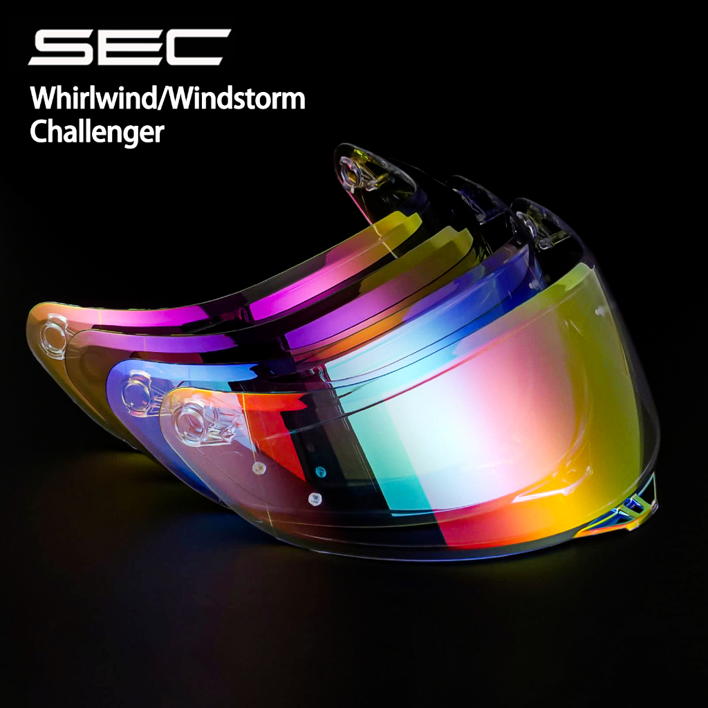 SEC Visor Lens SEC Whirlwind Windstorm V1 V2 V3 Challenger Blitzer ...