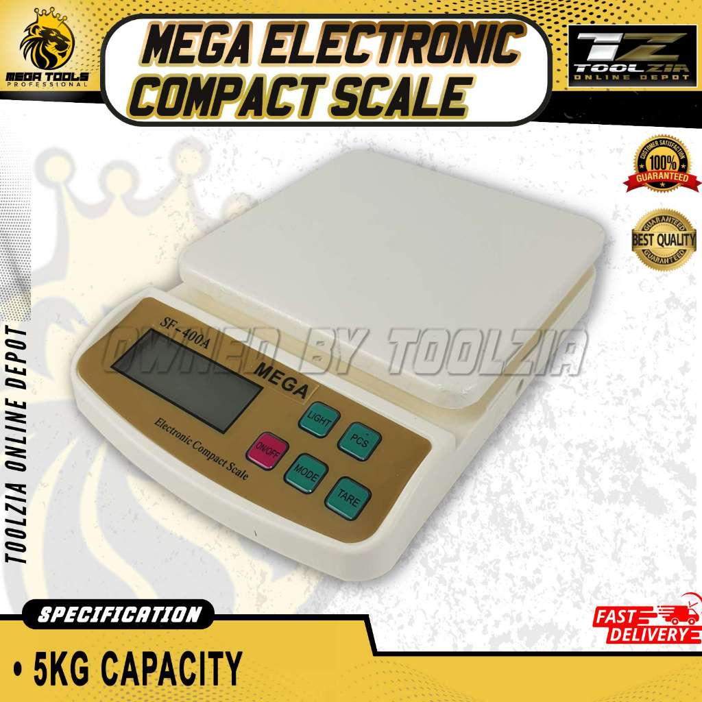 MEGA Food Digital Weighing Scale Rechargeable KITCHEN Scale 5 KG | Shopee Philippines