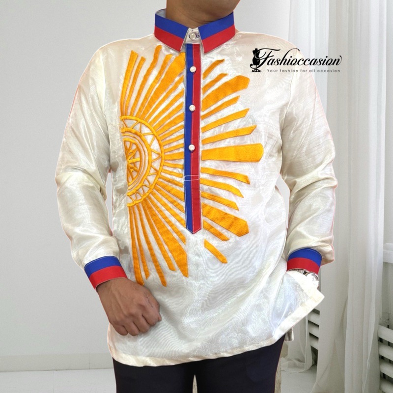 Barong Tagalog Flag w/ Araw Design | Shopee Philippines