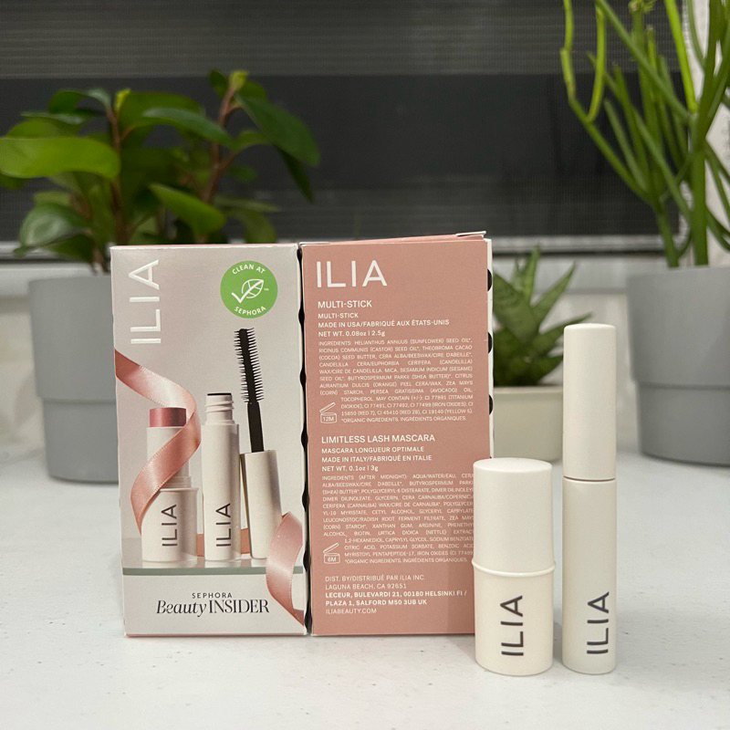 Ilia Duo Mini Multi-Stick 2g & Limitless Lush Mascara 3g | Shopee ...