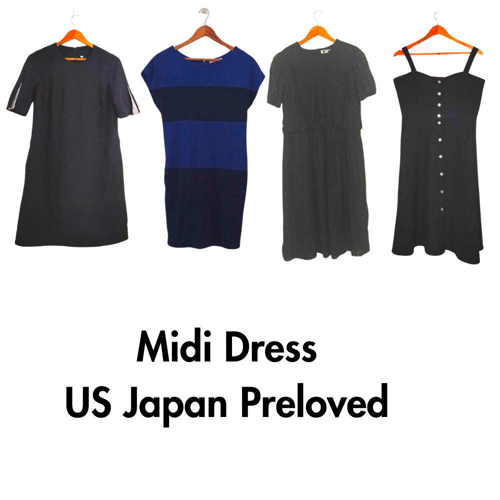 Japan / US Midi Dress PrelovedThrited | Shopee Philippines
